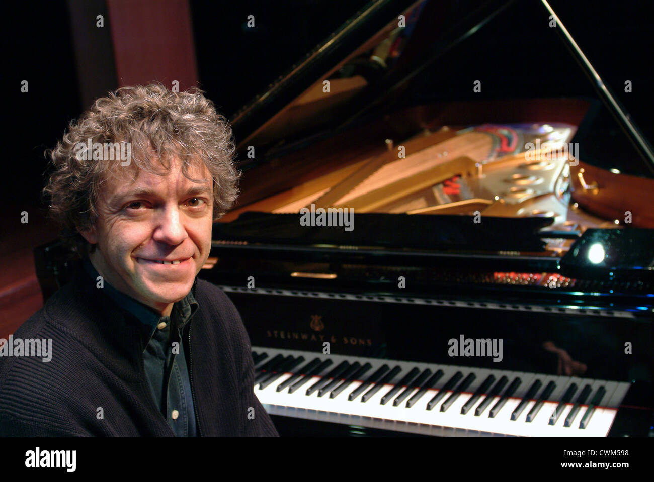 Pascal Roge in rehearsal Queen Elizabeth Hall London Monday 23 January ...