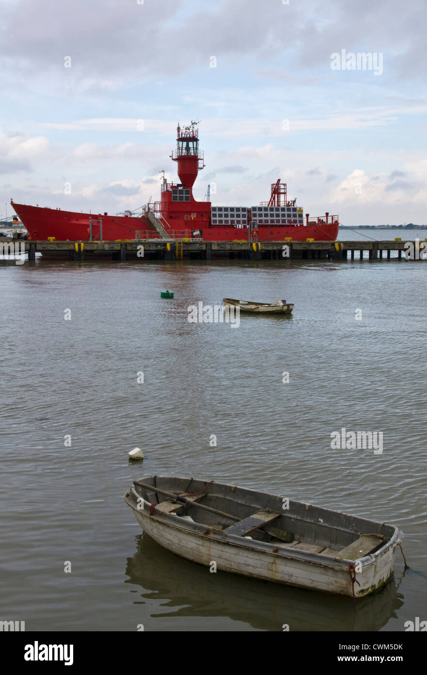 Red Lightship at Harwich, Essex, England Stock Photo - Alamy