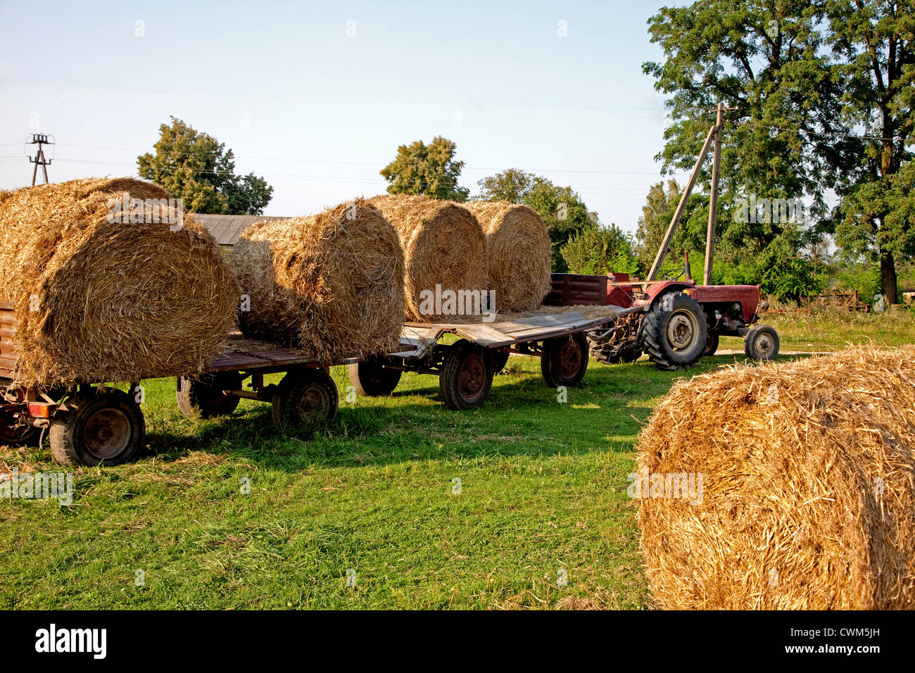 Hauling Hay Stock Photos & Hauling Hay Stock Images - Alamy