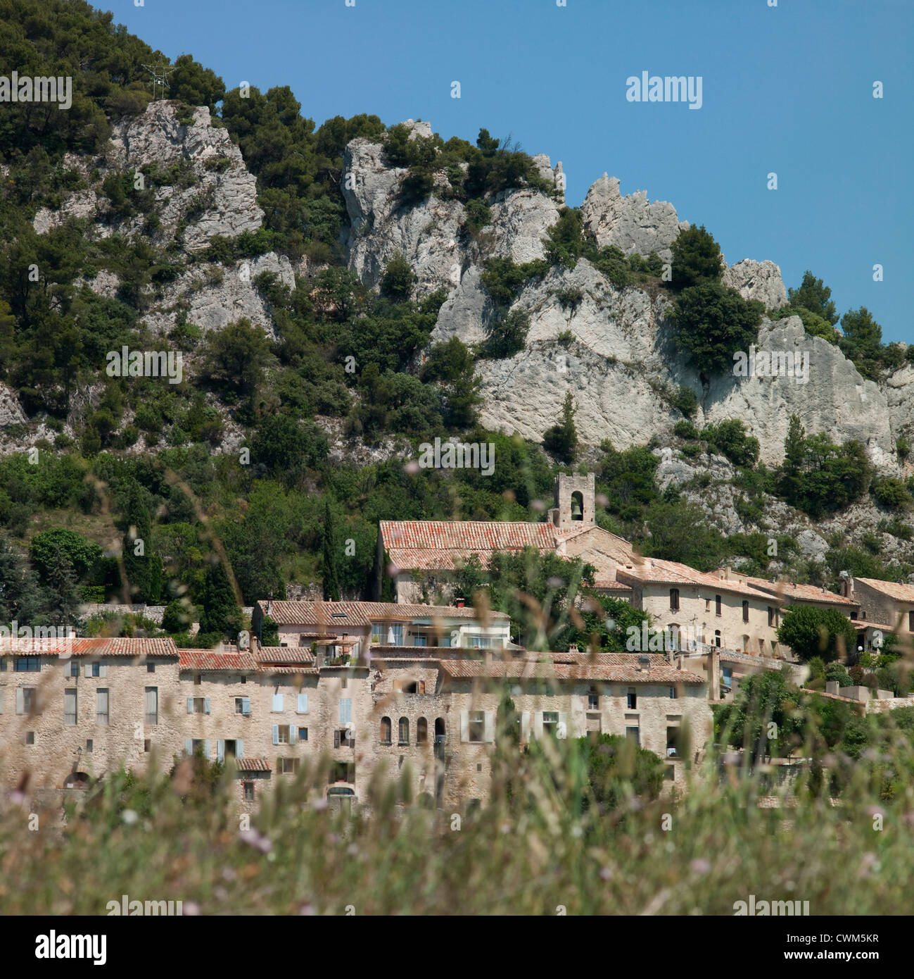 Provence village of Seguret, voted one of the most beautiful villages ...