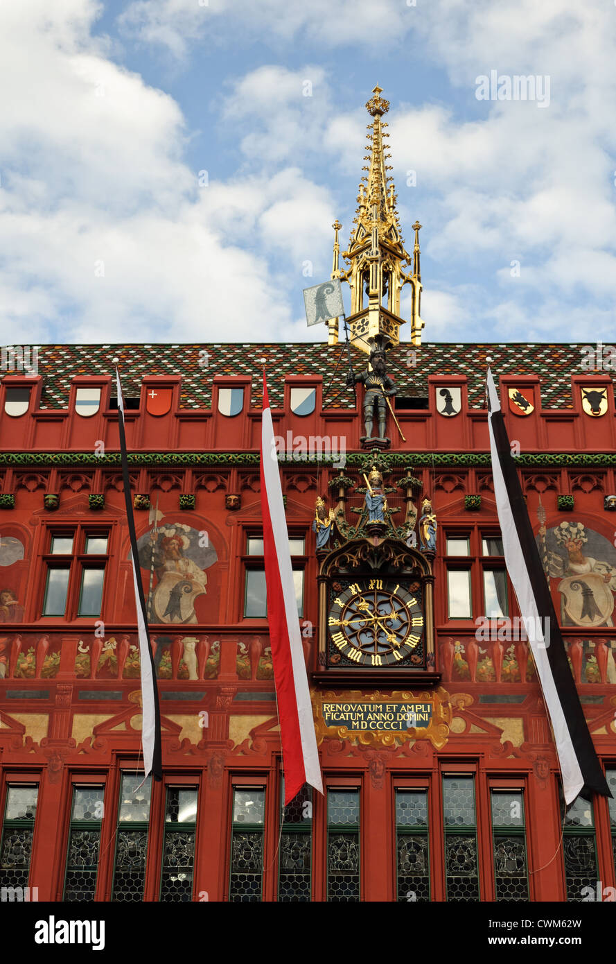 Basel town hall hi-res stock photography and images - Alamy