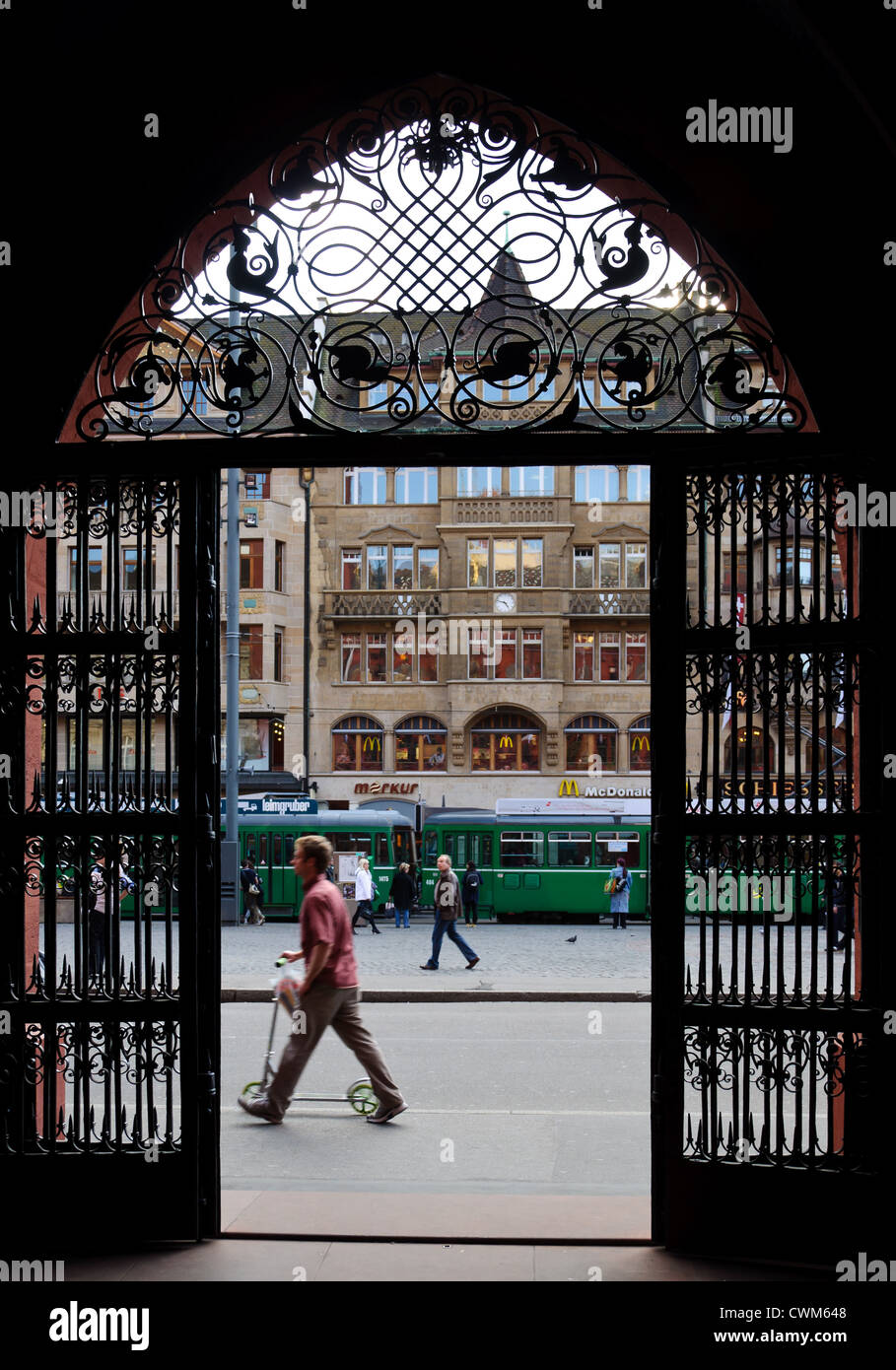 Basel Marketplace, Switzerland Stock Photo - Alamy