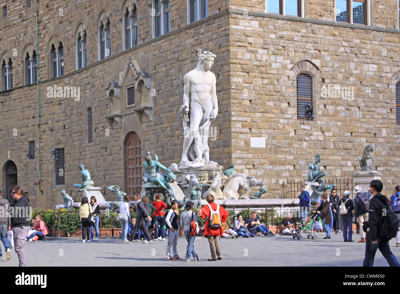 Florence square hi-res stock photography and images - Alamy