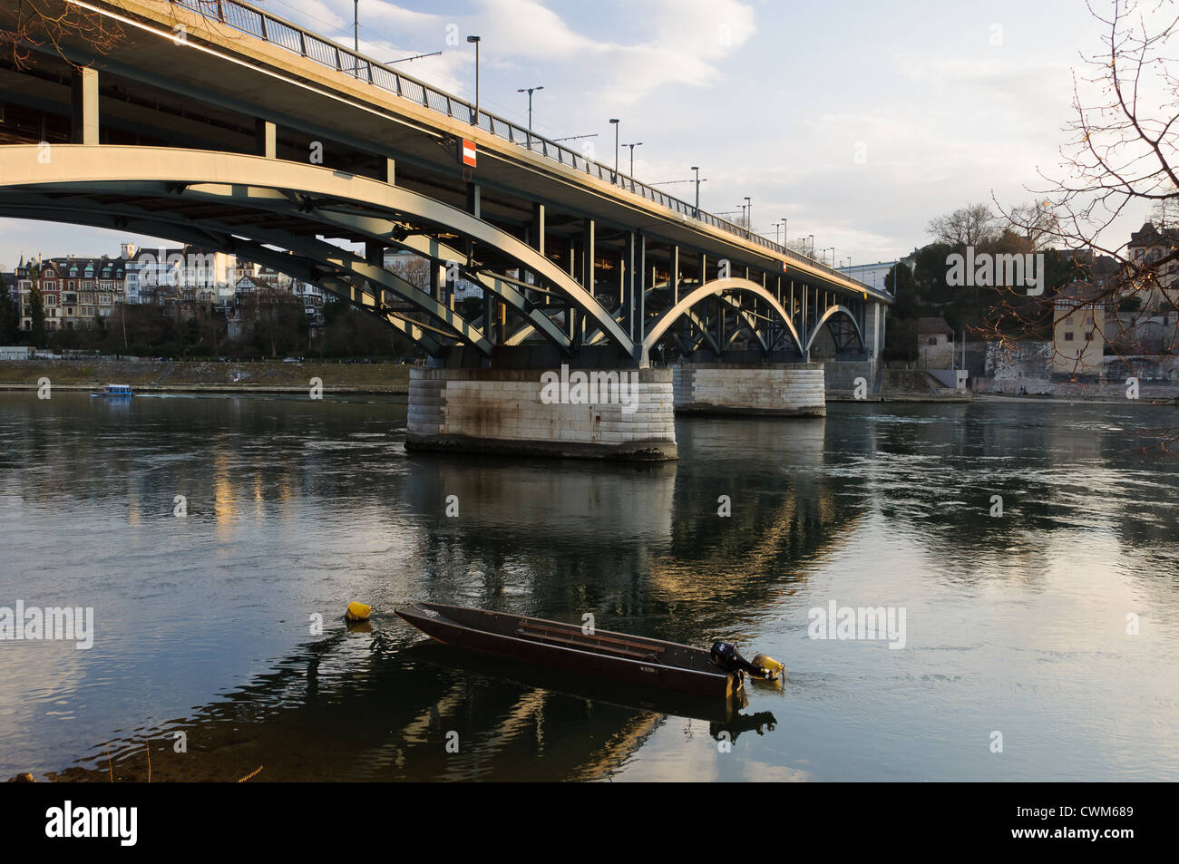 Wettsteinbruecke in Basel, Switzerland Stock Photo - Alamy