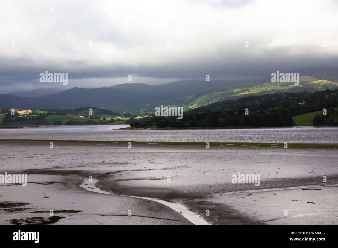 The beautiful Conwy estuary at Glan Conwy, north Wales Stock Photo - Alamy