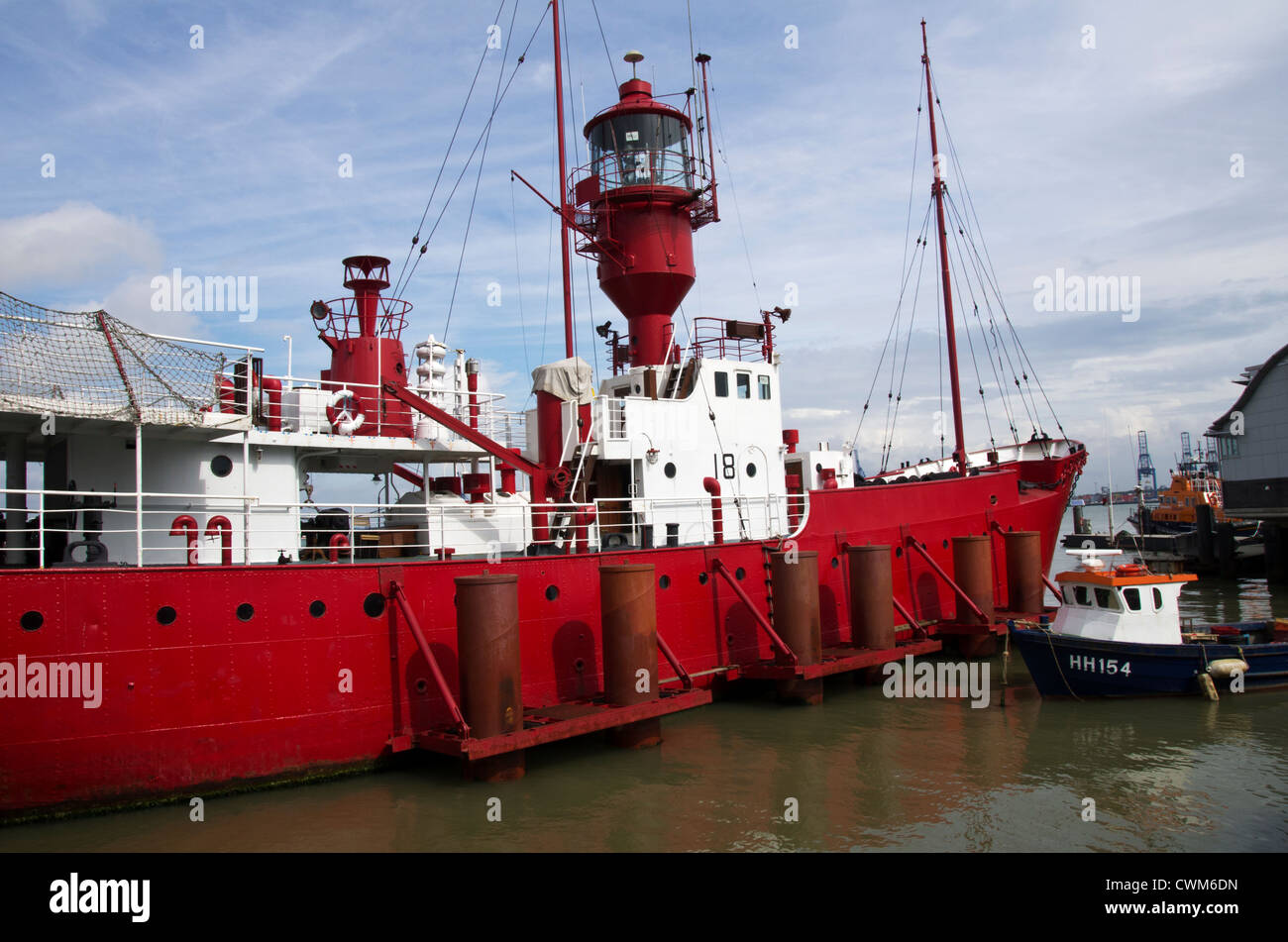 Red Lightship at Harwich, Essex, England Stock Photo - Alamy