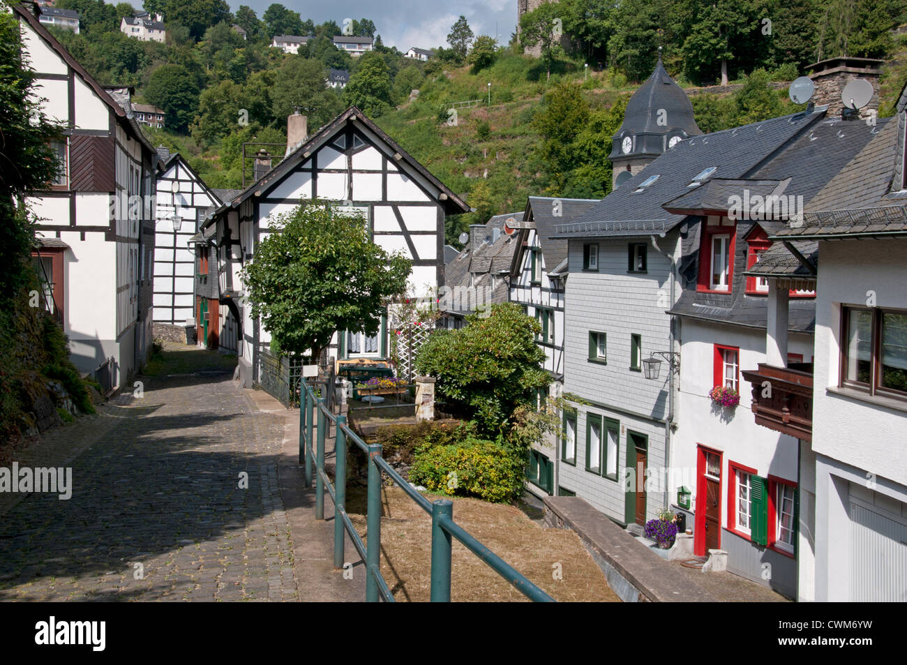 Monschau 13th Century Nordeifel Eifel Germany half-timbered house ...