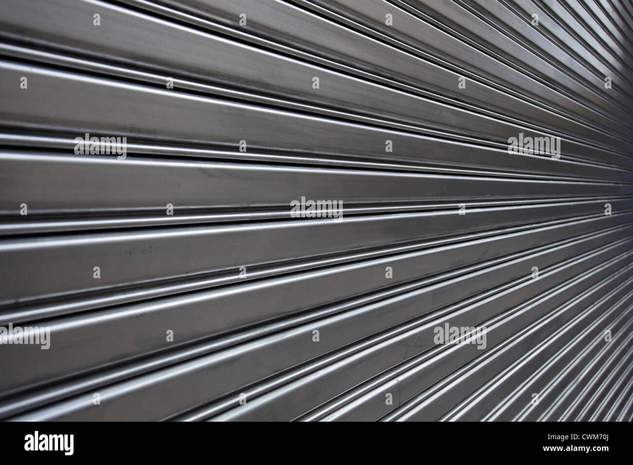 USA, New York, Closed roller shutter Stock Photo - Alamy