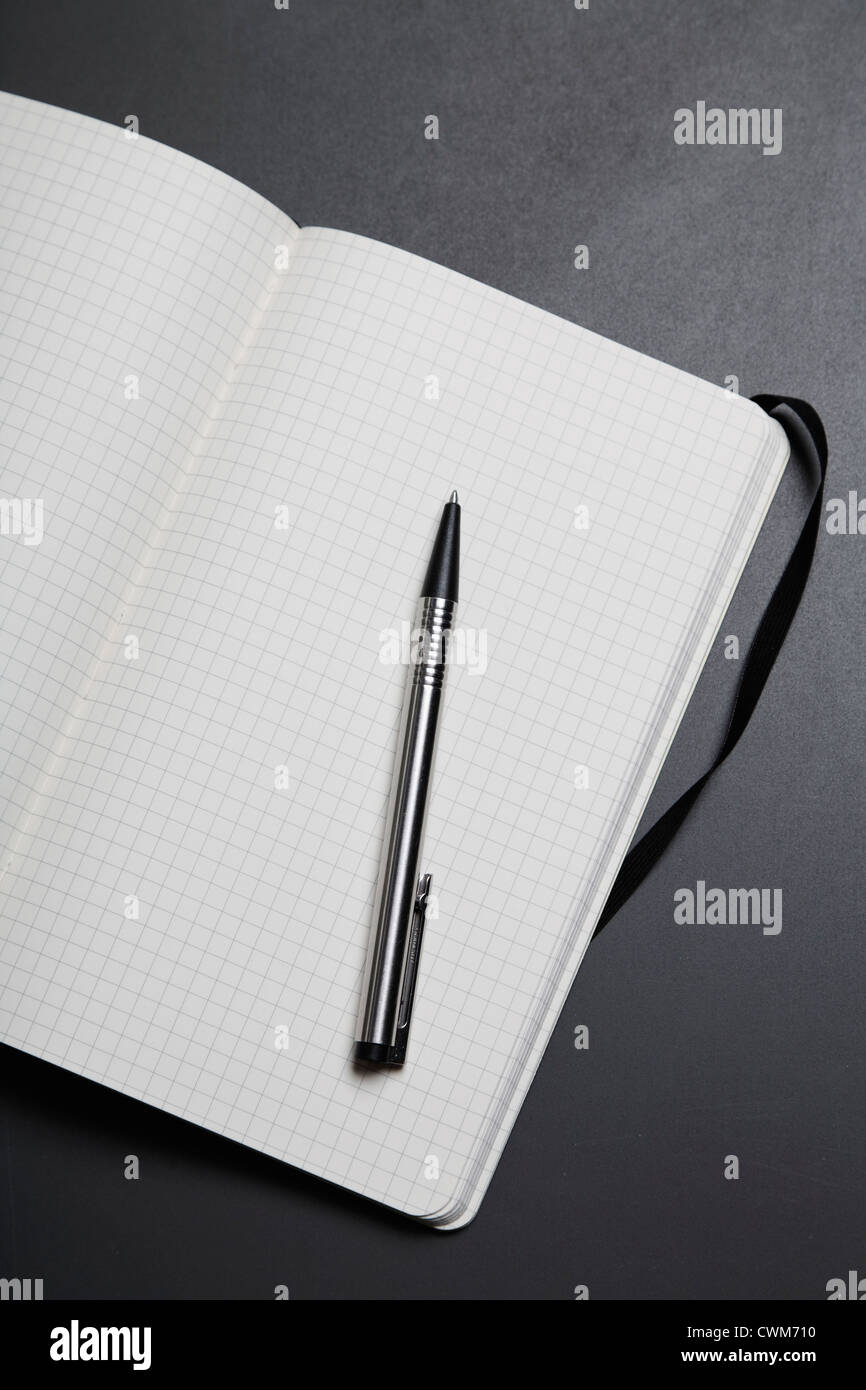Germany, Office book with pen Stock Photo - Alamy