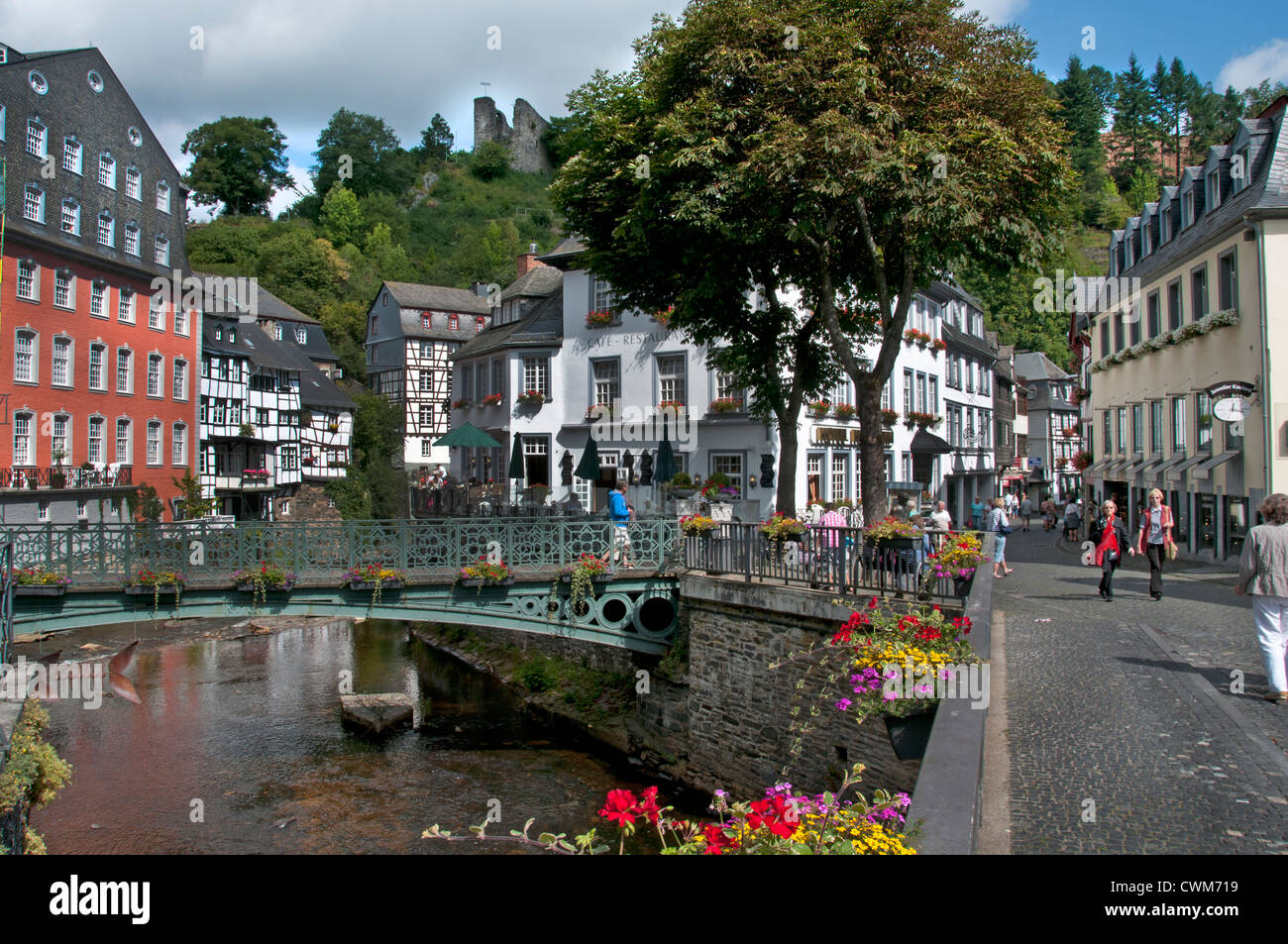 Monschau 13th Century Nordeifel Eifel Germany half-timbered house ...