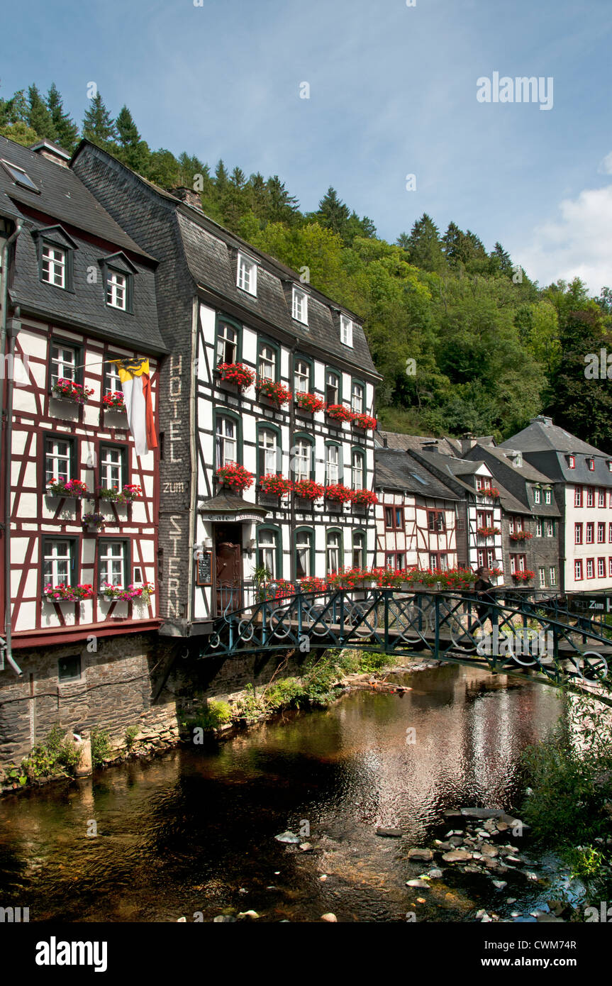 Monschau 13th Century Nordeifel Eifel Germany half-timbered house ...