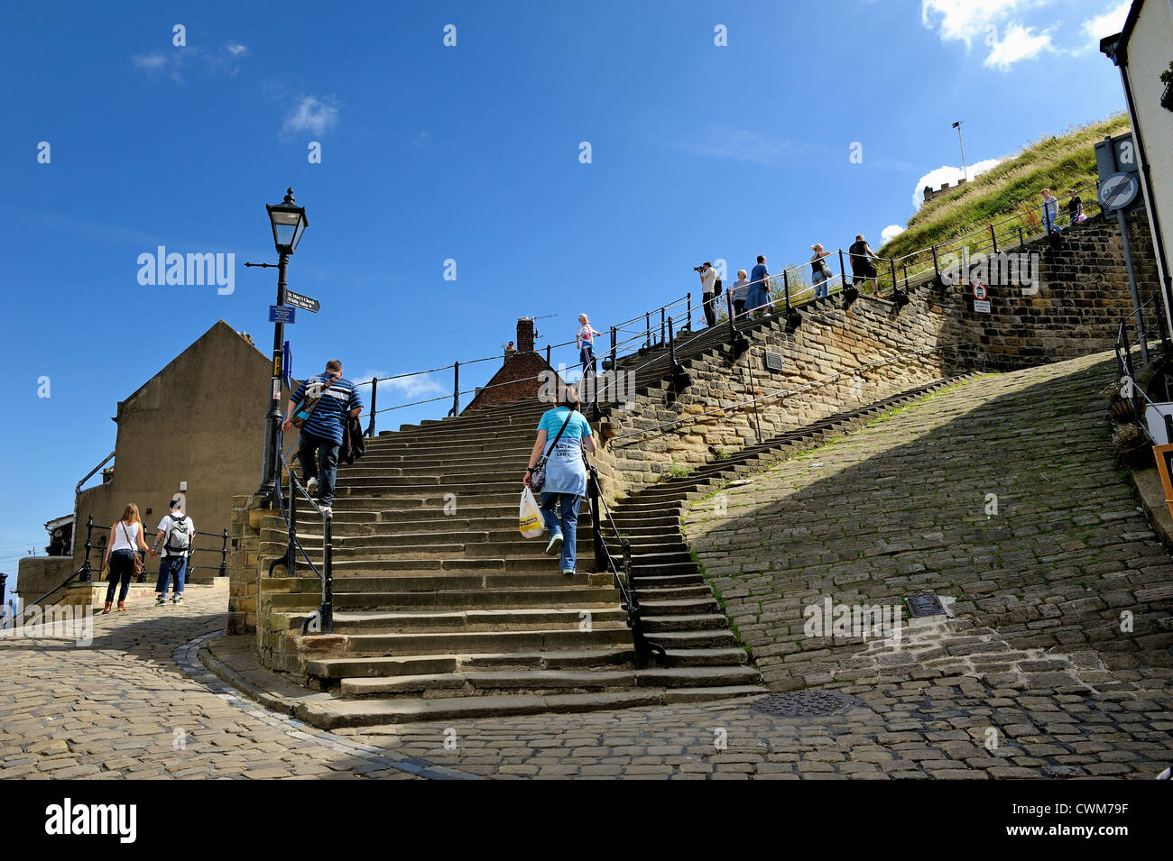 Whitby steps hi-res stock photography and images - Alamy