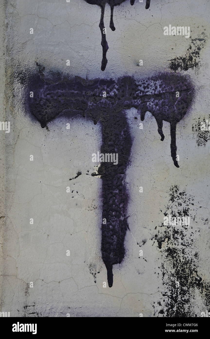 Spray paint alphabet hi-res stock photography and images - Alamy