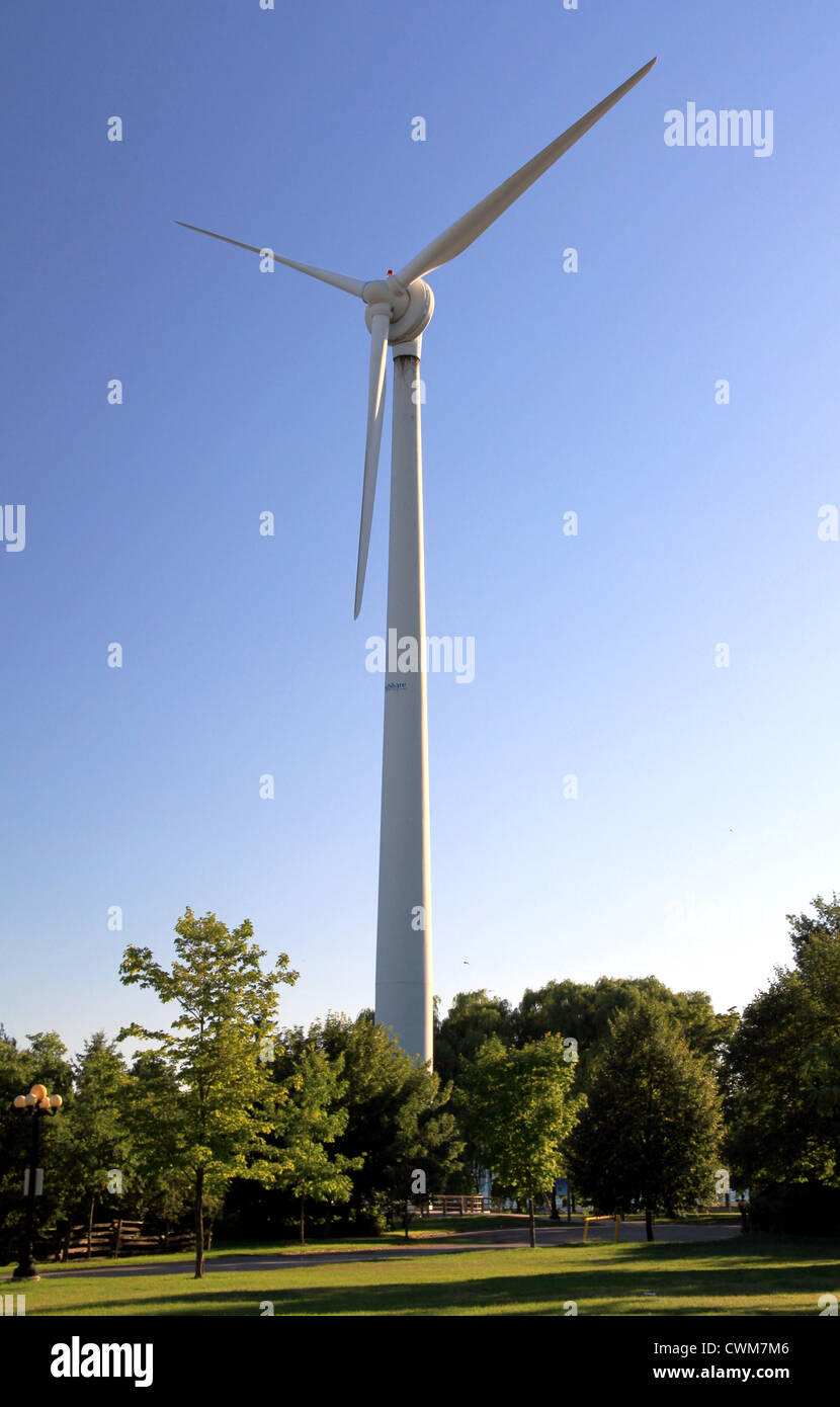 A wind turbine in Toronto Stock Photo - Alamy