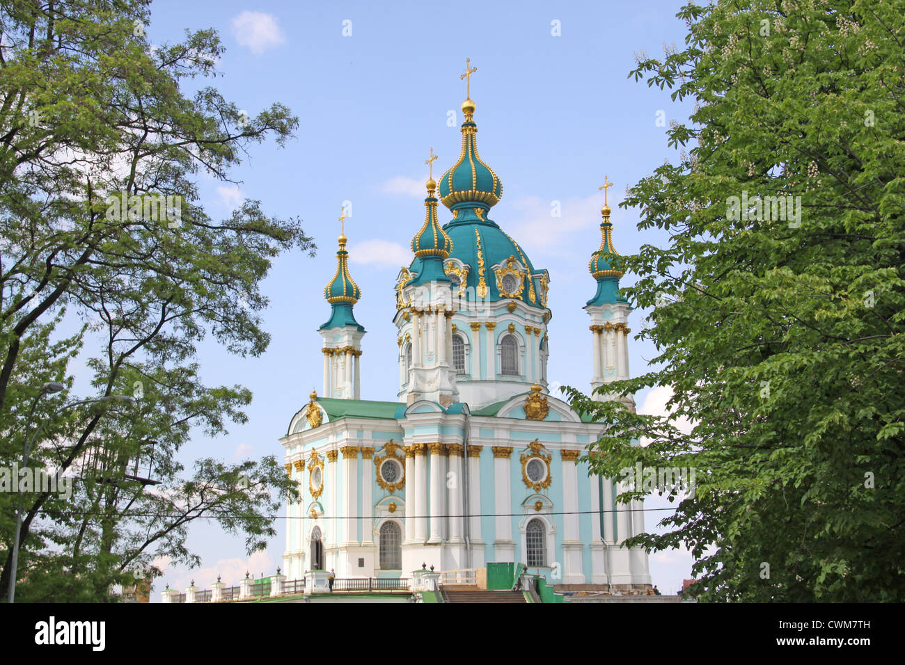 St Andrew's Church, Kiev, Ukraine Stock Photo - Alamy
