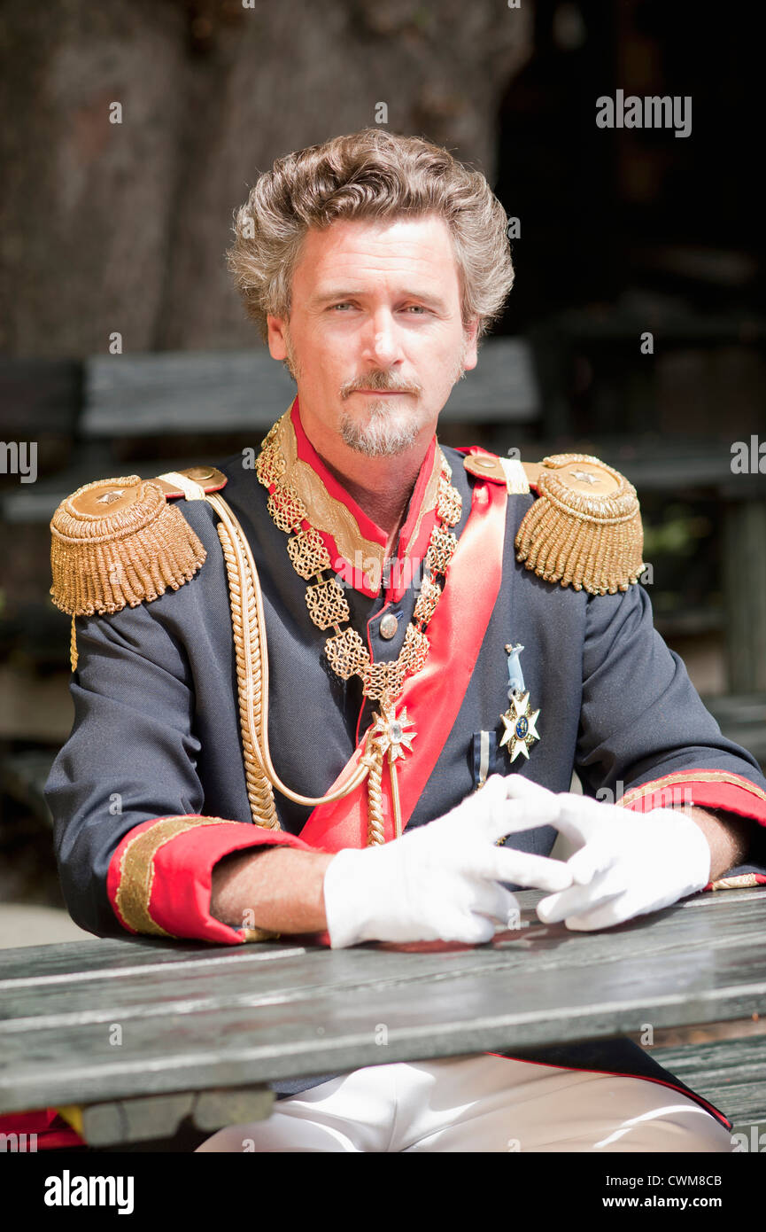 Germany, Man as King Ludwig of Bavaria, portrait Stock Photo - Alamy