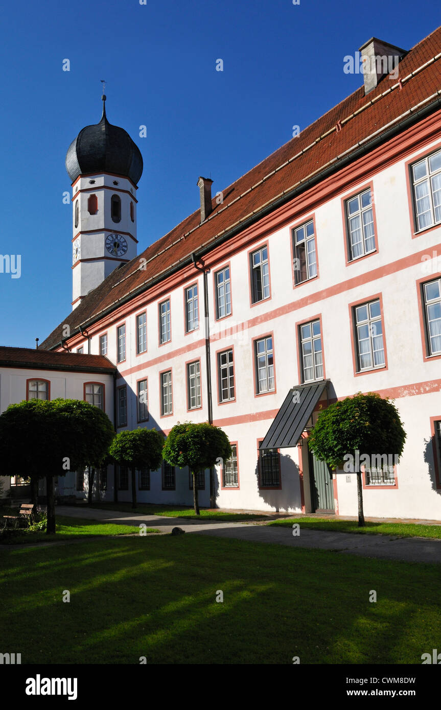 Germany, View of historic monastery of Beuerberg Stock Photo - Alamy