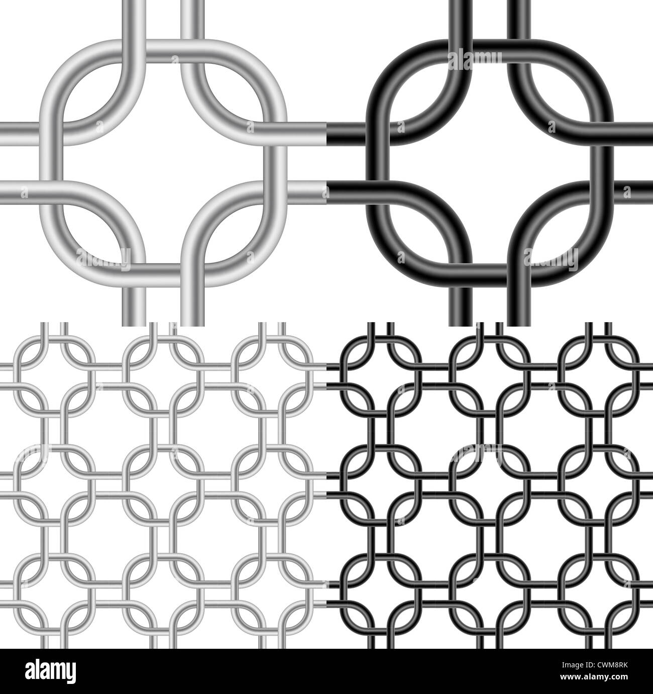 Metal Mesh. Illustration on White background for design Stock Photo - Alamy