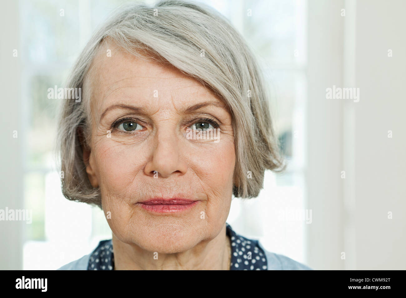 Germany, Berlin, Senior woman smiling, portrait Stock Photo - Alamy