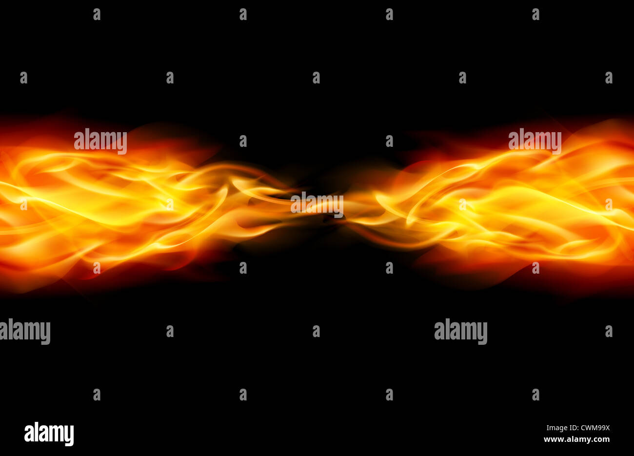 Star with Abstract Flame tail in Space Stock Photo - Alamy