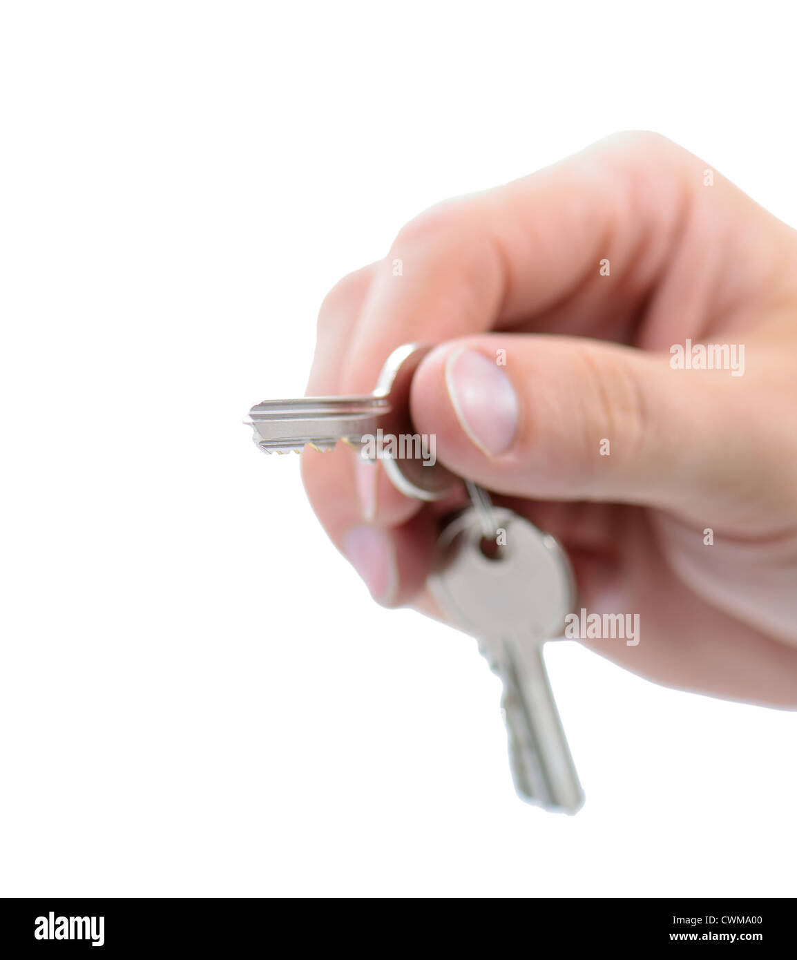 hand using key focus on key Stock Photo - Alamy