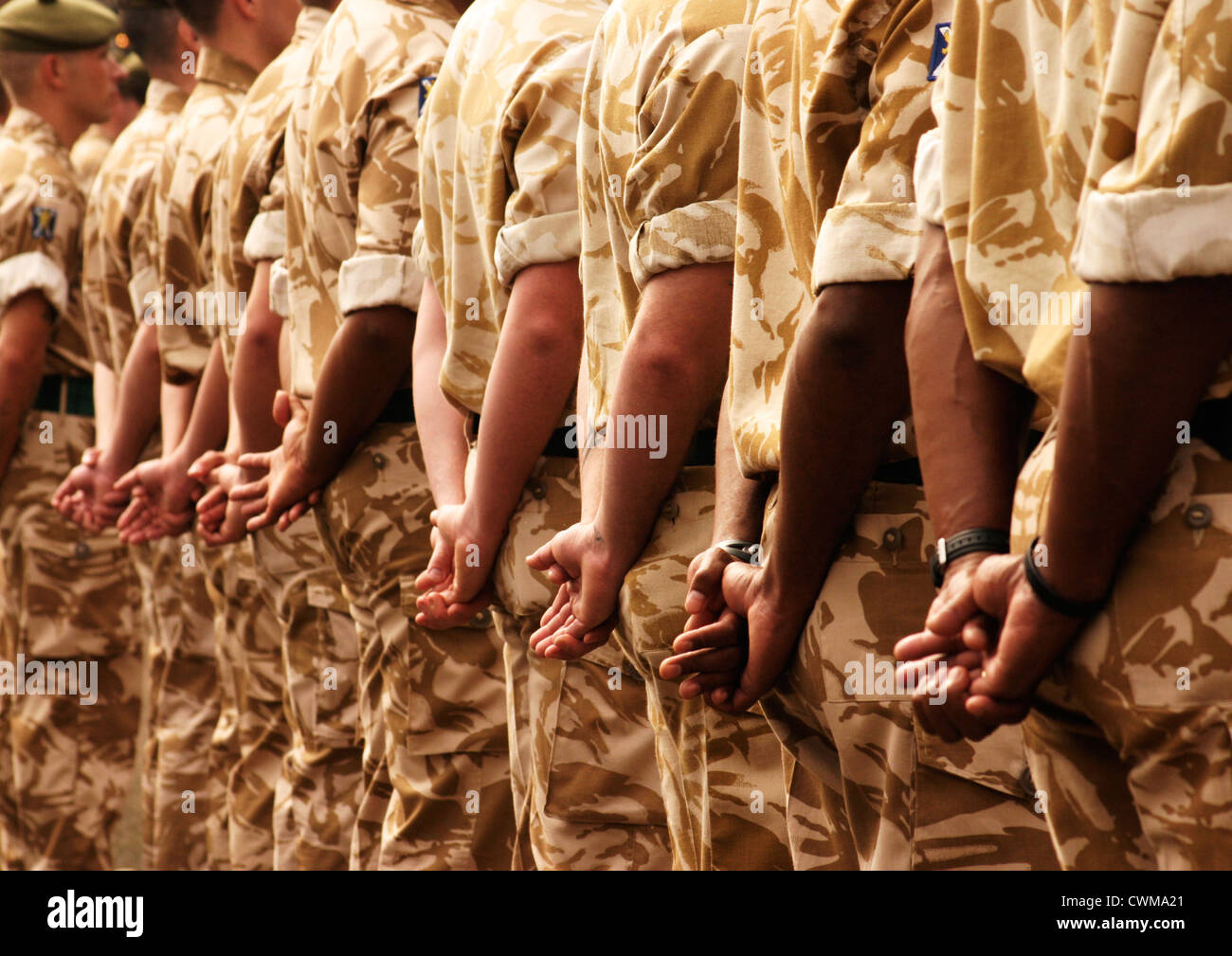 minden day, army standing in line Stock Photo - Alamy
