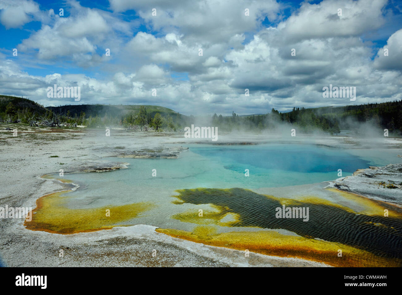 Biscuit basin hot springs hi-res stock photography and images - Alamy