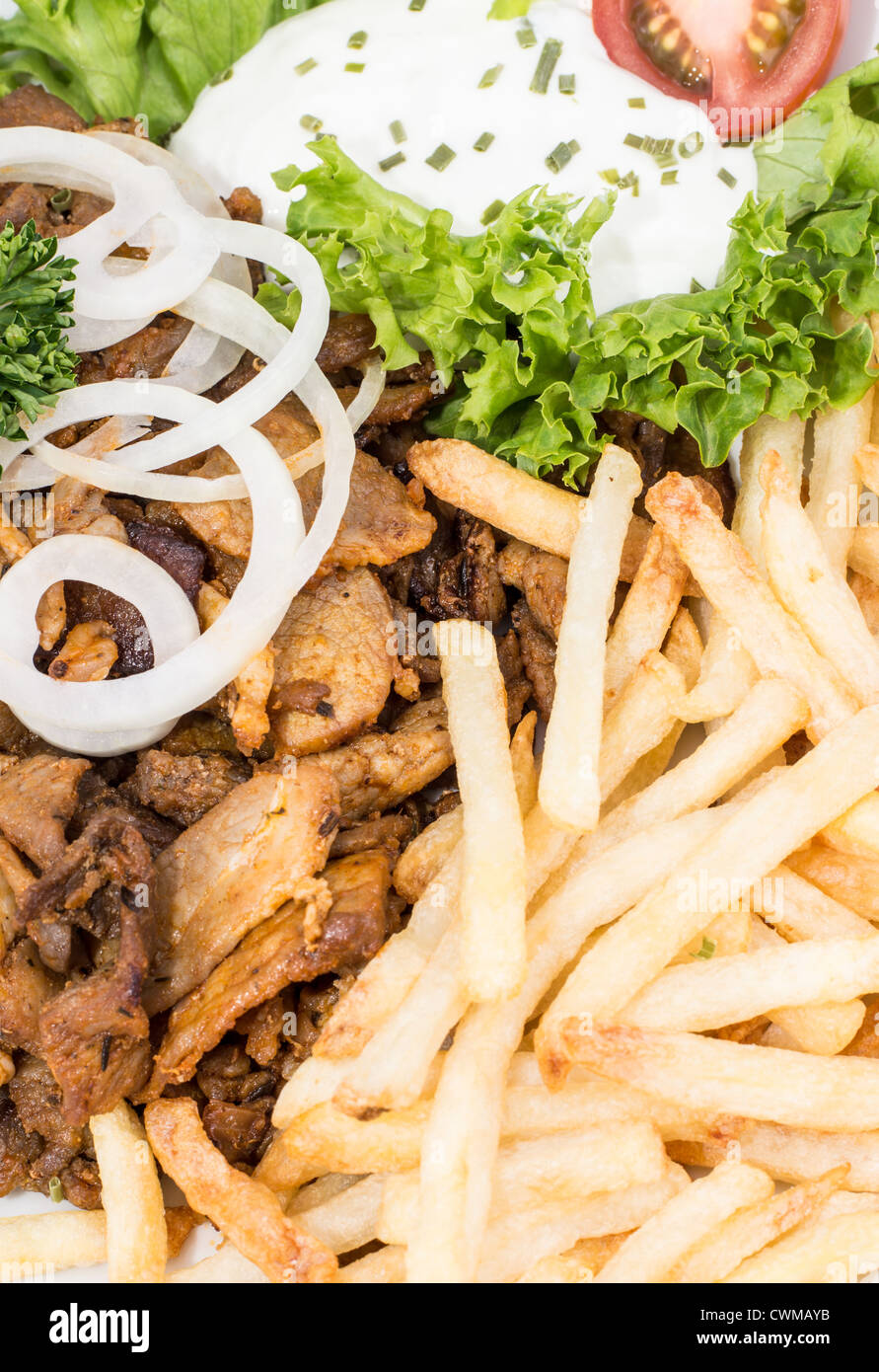 Tzatziki with lamb burger hi-res stock photography and images - Alamy