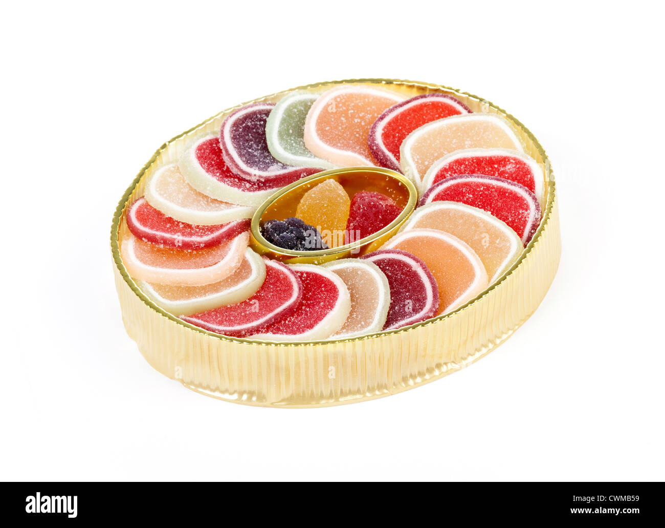 Jellies red yellow green Cut Out Stock Images & Pictures - Alamy