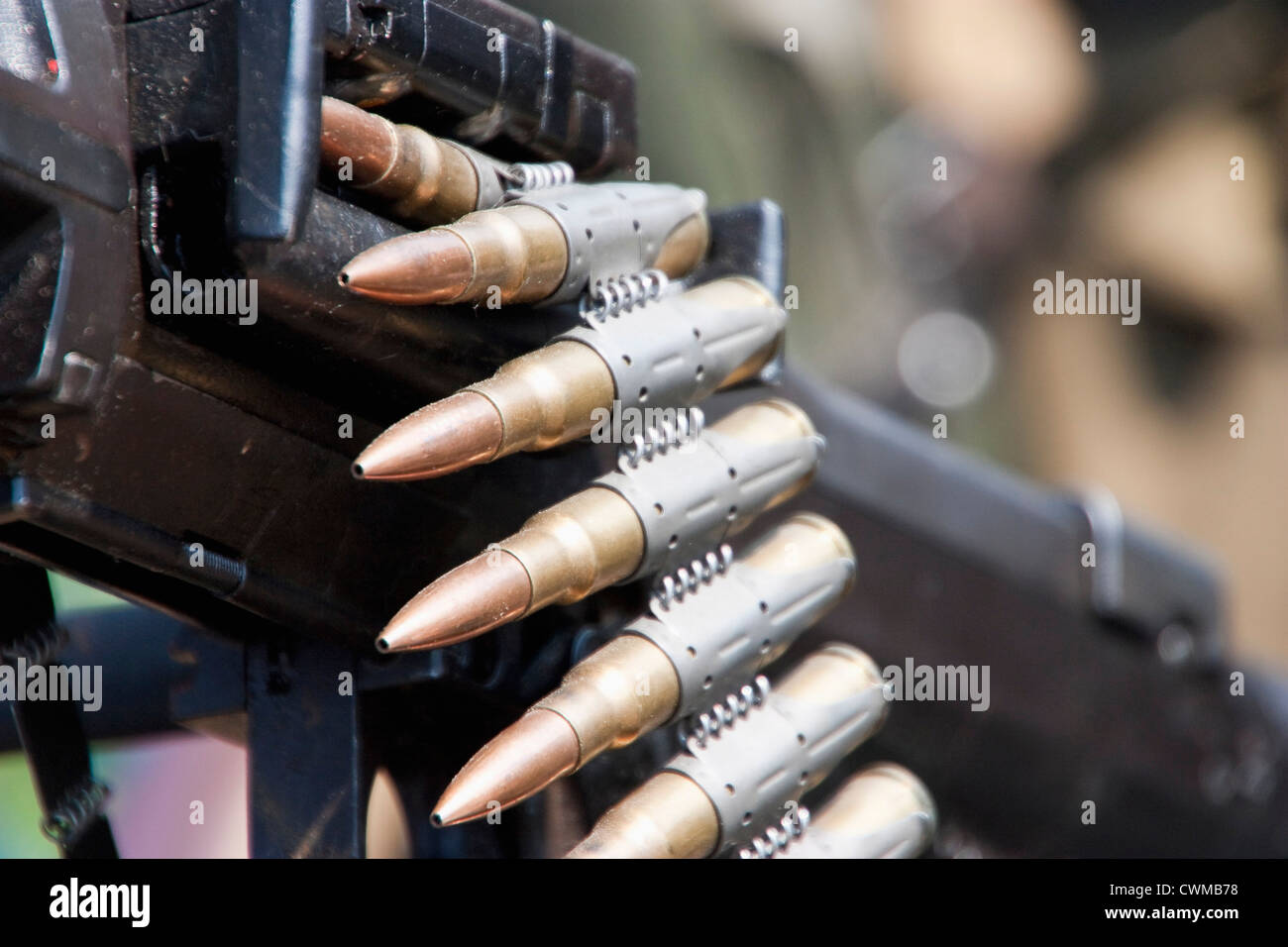 Machine gun, close up Stock Photo - Alamy