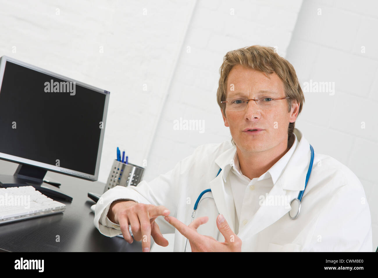 Germany, Doctor in clinic, portrait Stock Photo - Alamy