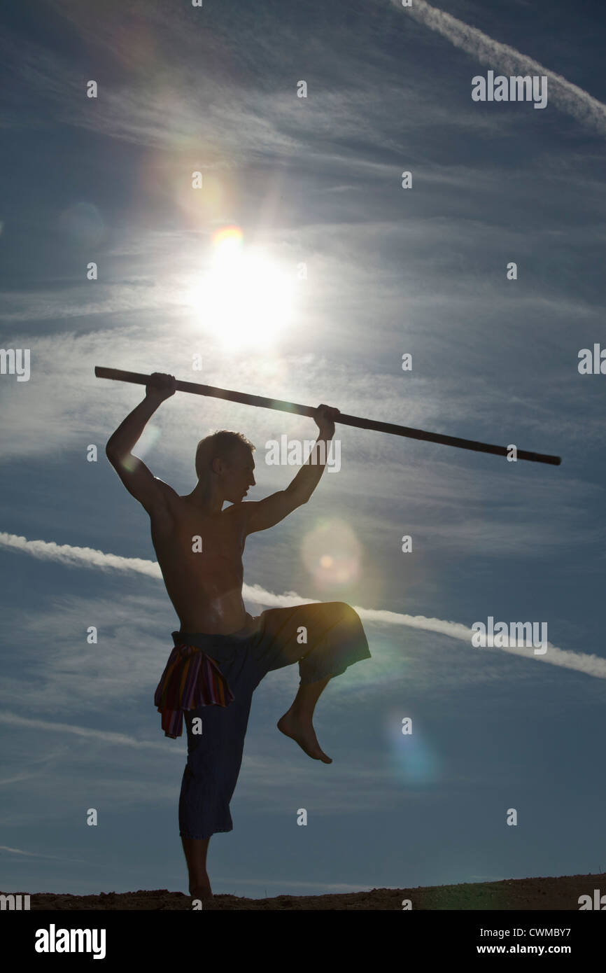 Martial arts stick hi-res stock photography and images - Alamy