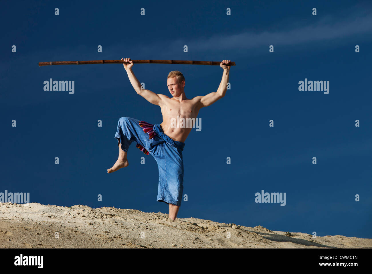 Martial arts stick hi-res stock photography and images - Alamy