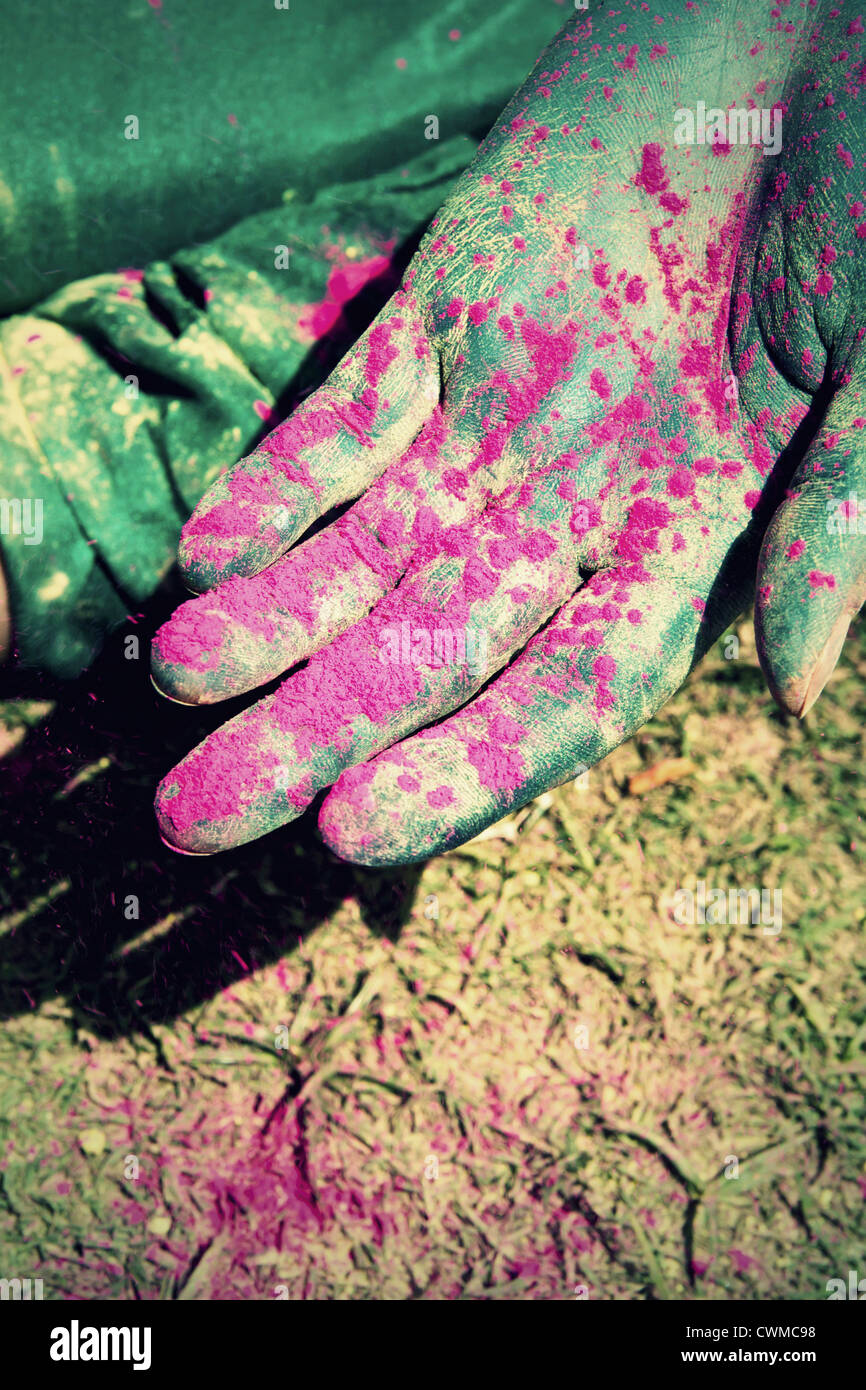 Holi ahmedabad hi-res stock photography and images - Alamy