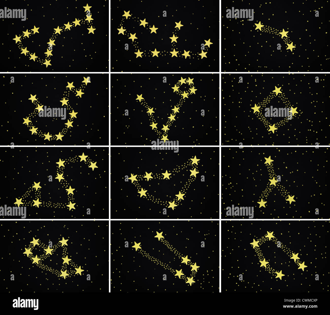 Zodiac star signs hi-res stock photography and images - Alamy
