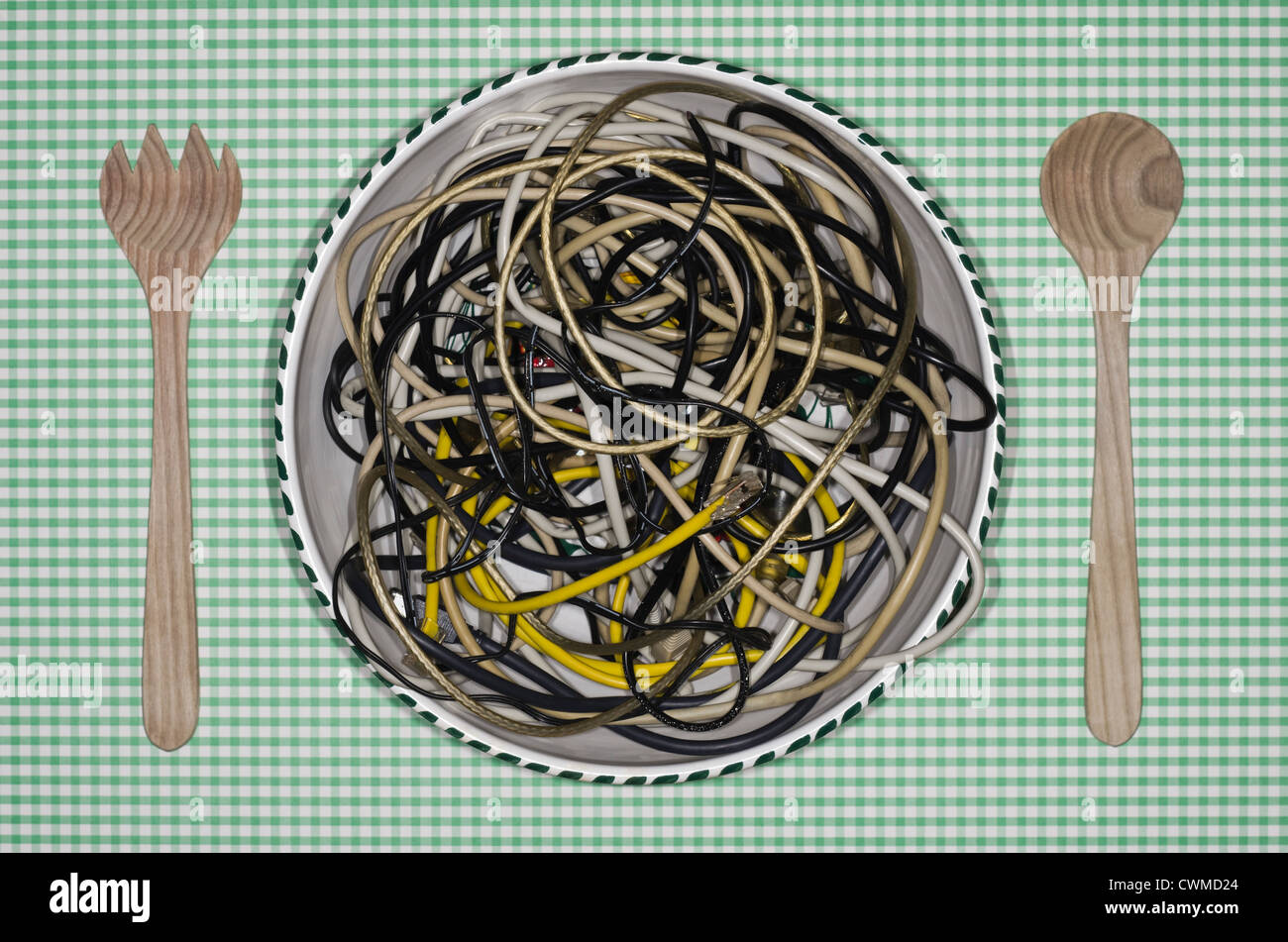 Wire spaghetti hi-res stock photography and images - Alamy