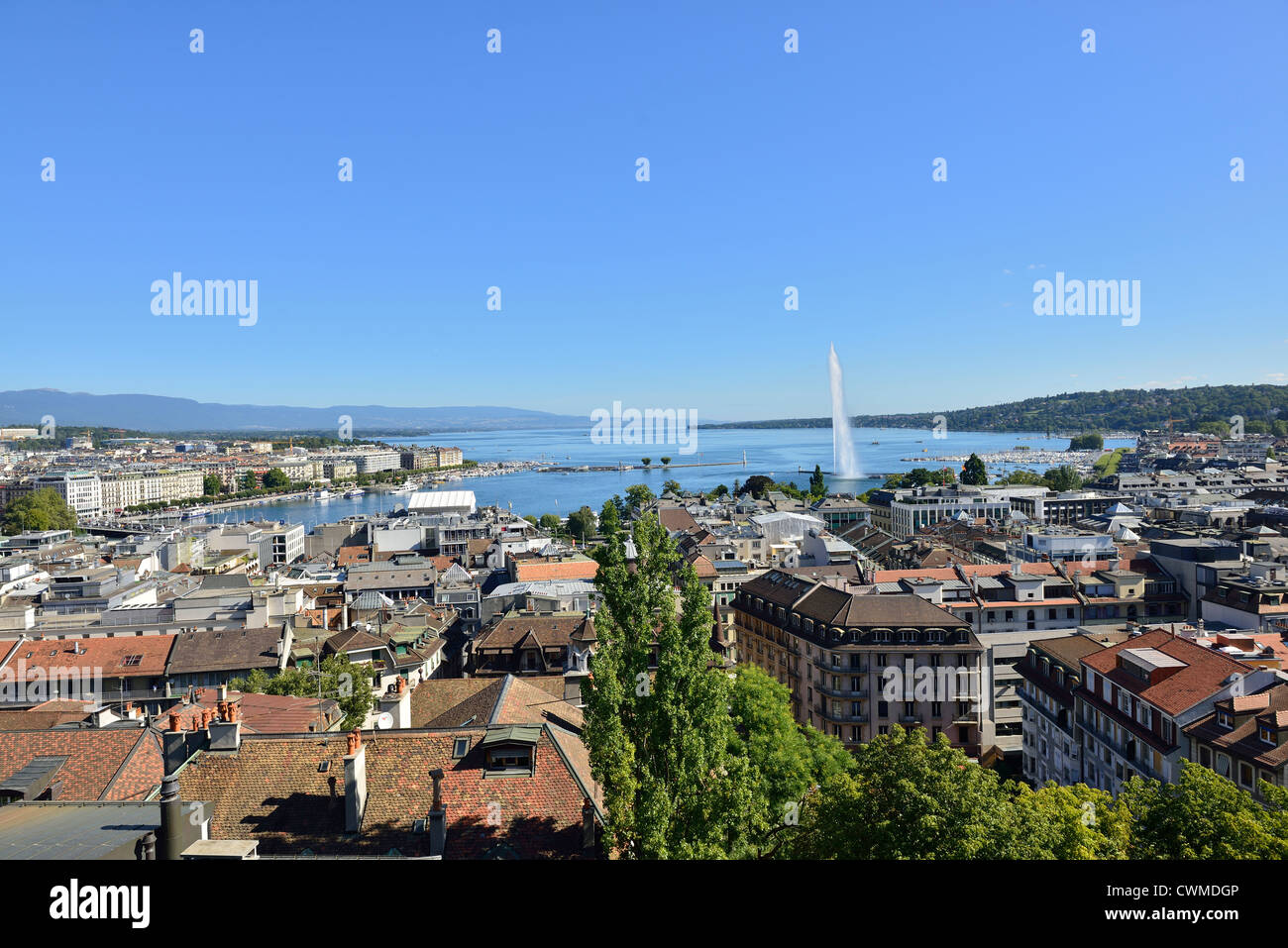 Water jet lac leman hi-res stock photography and images - Alamy