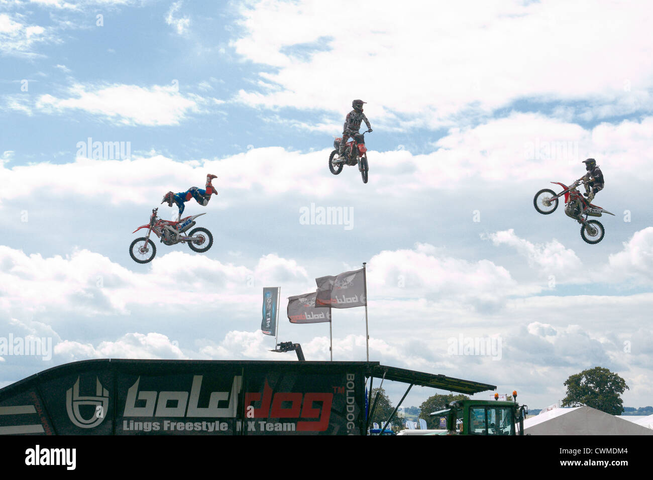 The Bolddog Lings FMX freestyle motorcross stunt display team ...