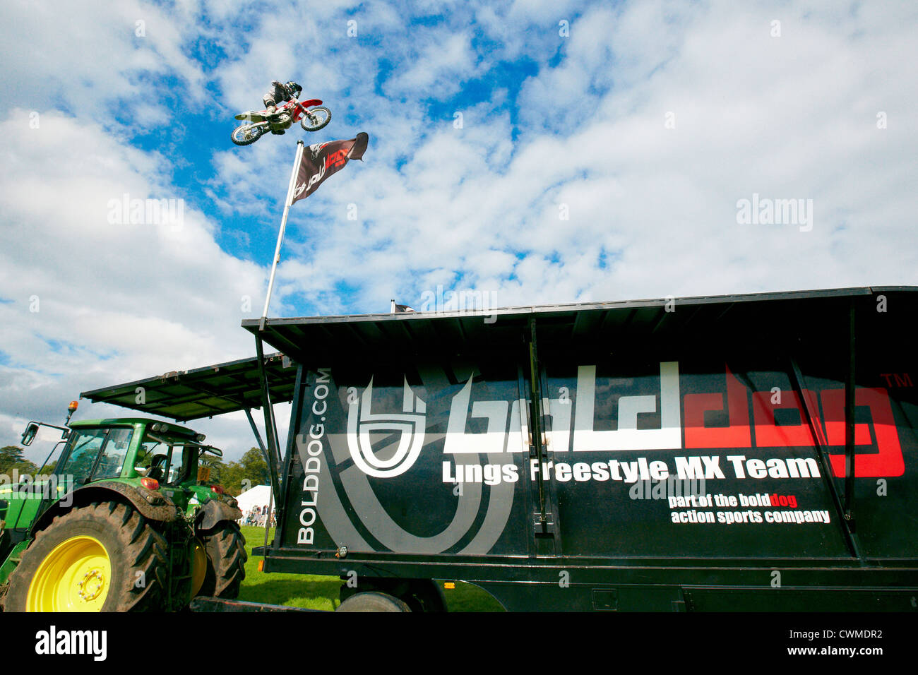 The Bolddog Lings FMX freestyle motorcross stunt display team ...