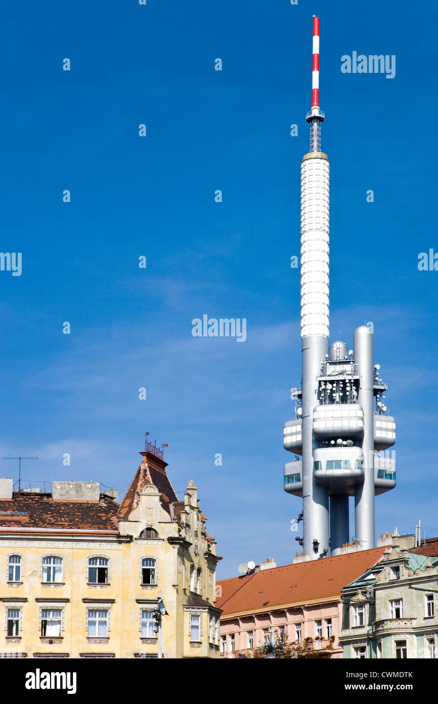 Zizkovska vez zizkov television tower hi-res stock photography and ...