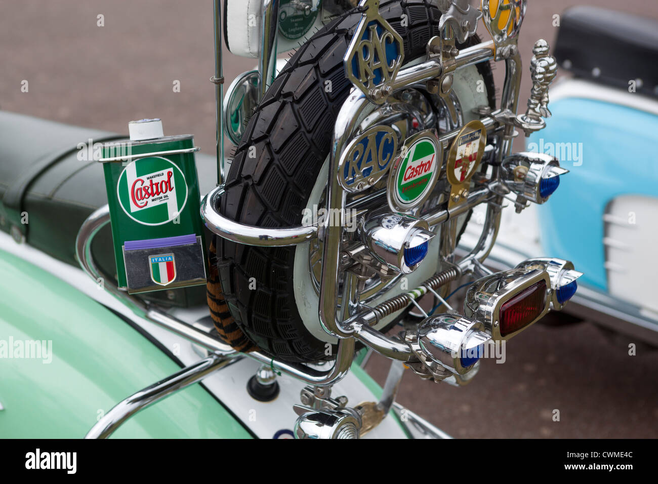 Classic Lambretta Scooter Stock Photo - Alamy