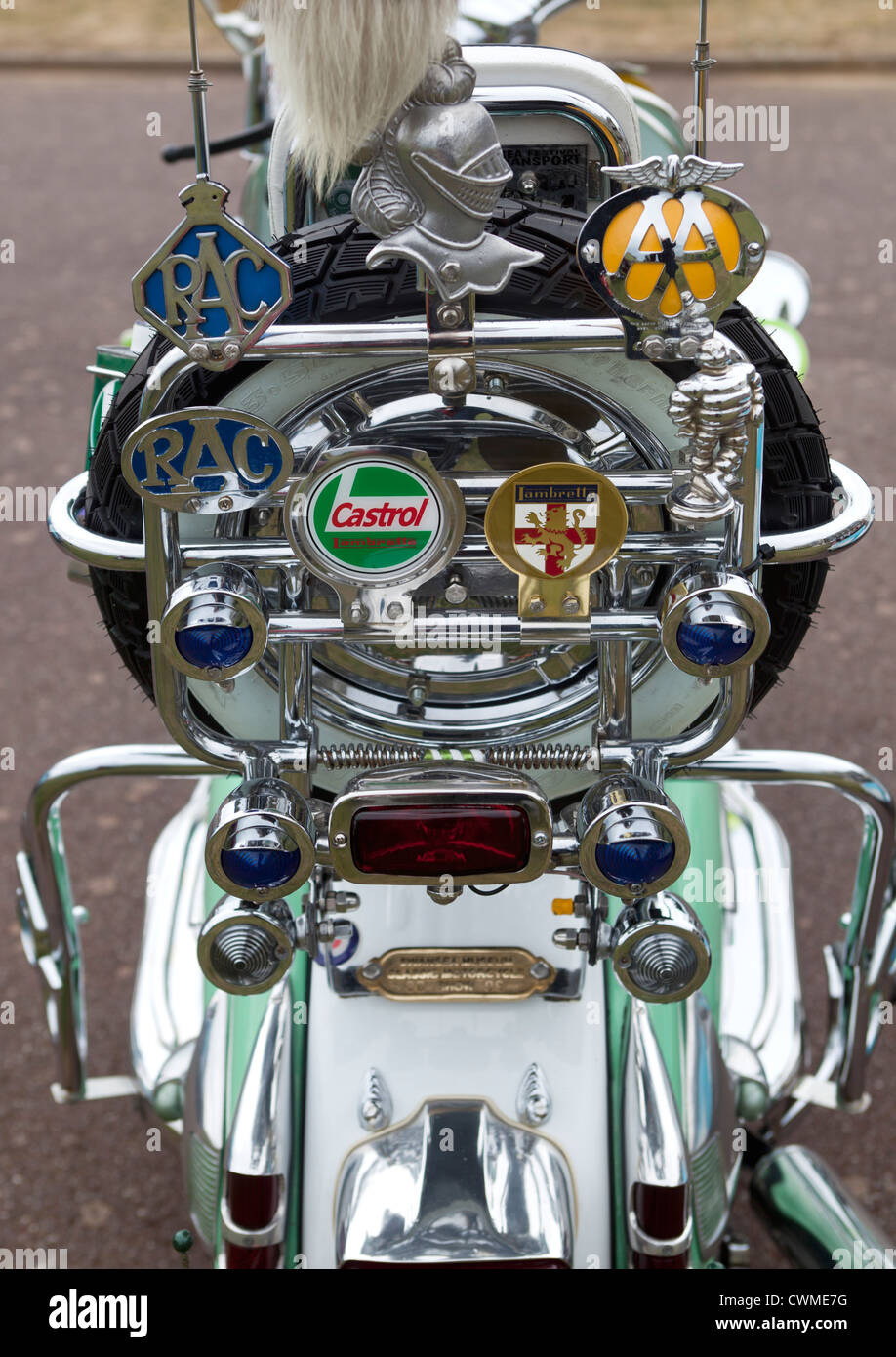 Classic Lambretta Scooter Stock Photo - Alamy