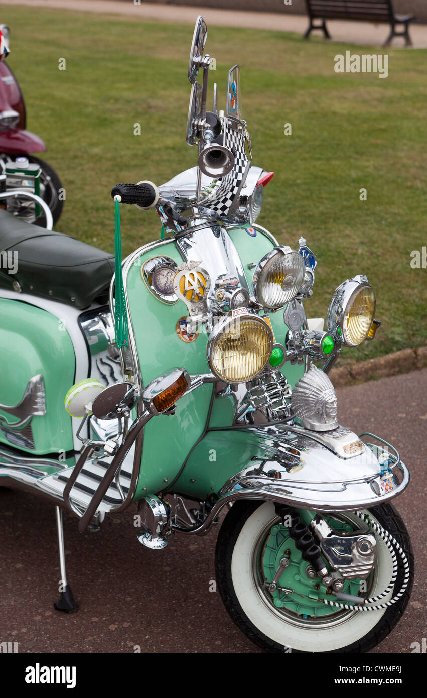 Classic Lambretta Scooter Stock Photo - Alamy