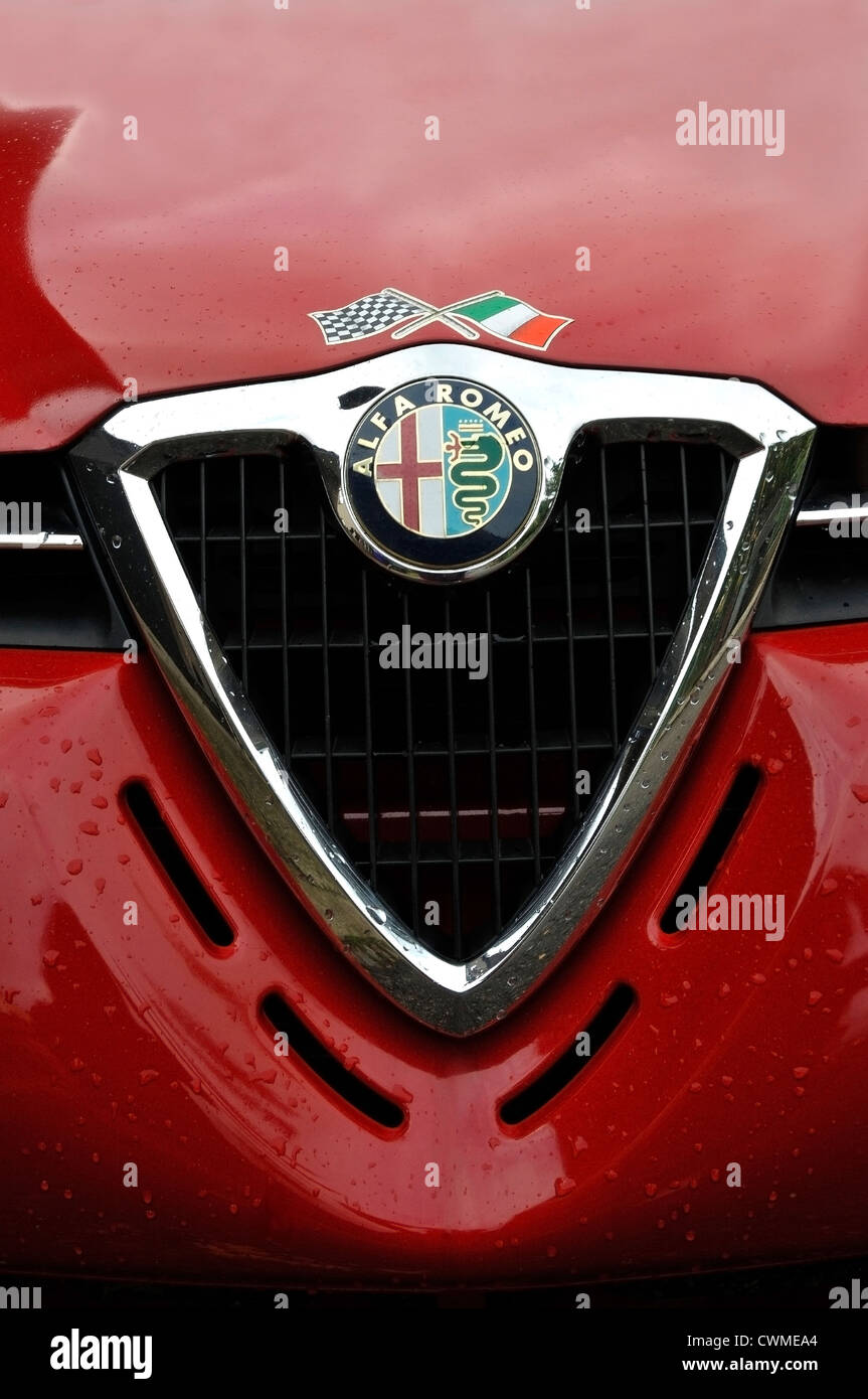 Car front view detail hi-res stock photography and images - Alamy