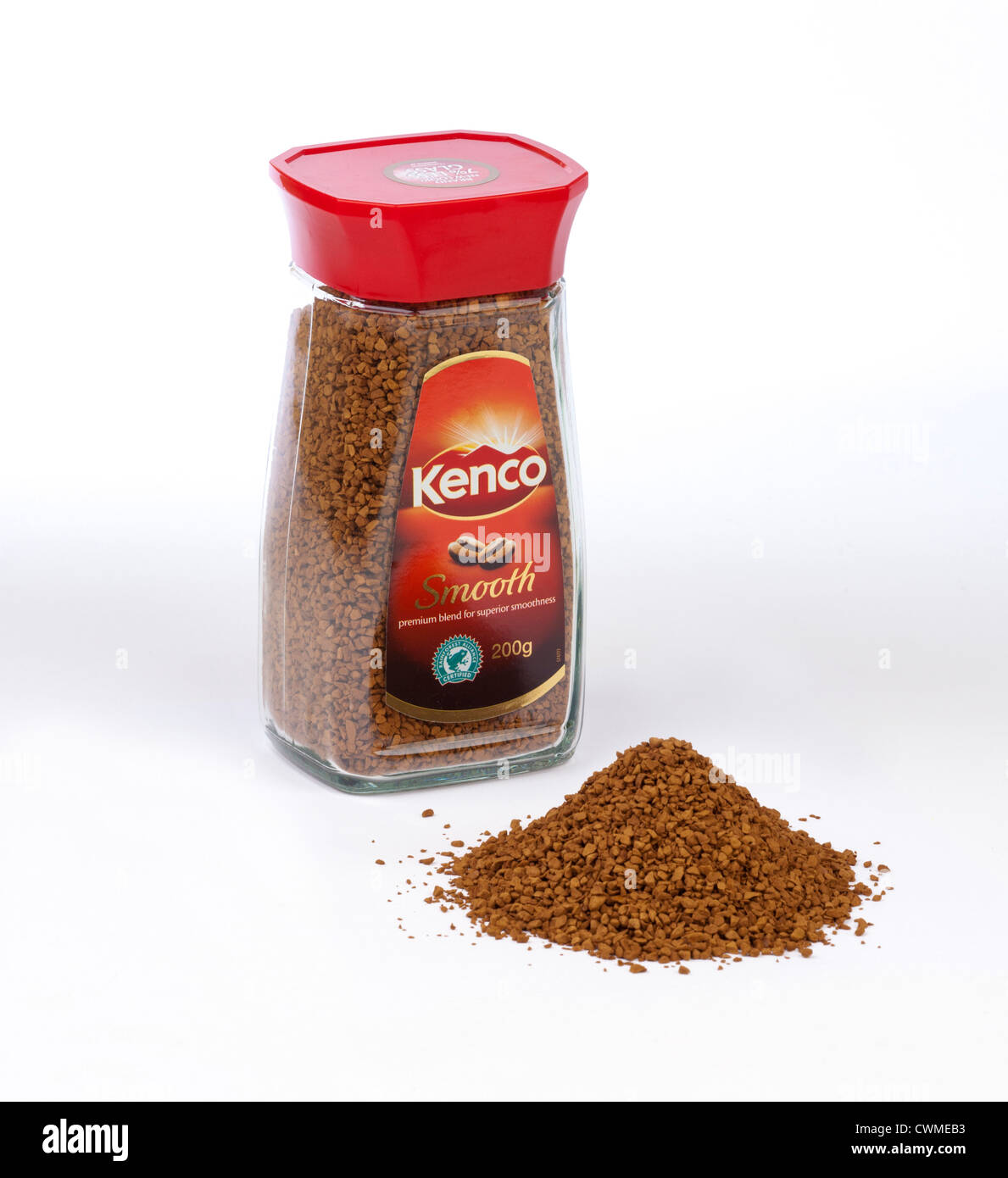 jar of Kenco instant coffee, a brand owned by Kraft Foods Stock Photo ...
