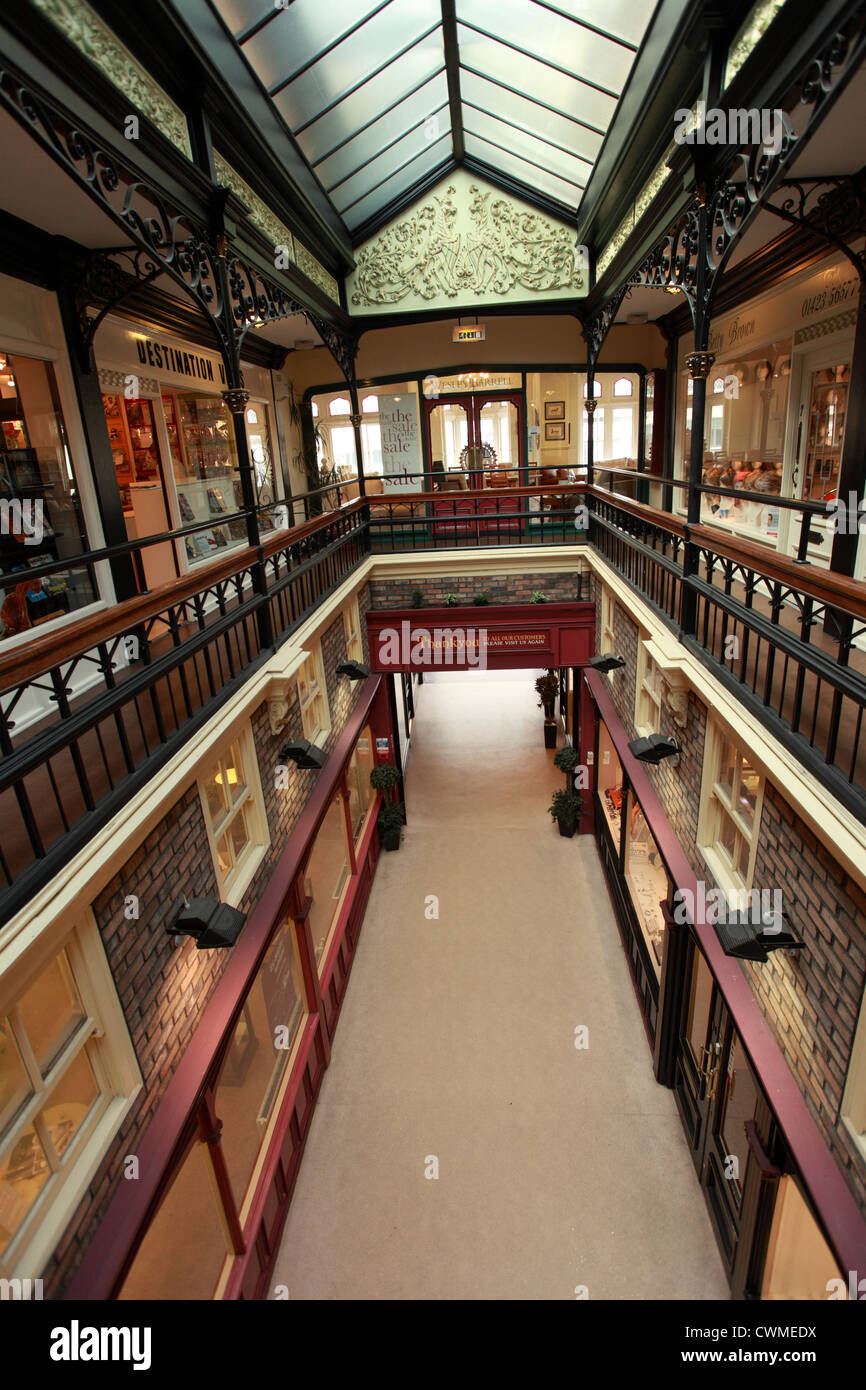 Westminster shopping arcade, Harrogate, Yorkshire UK Stock Photo - Alamy