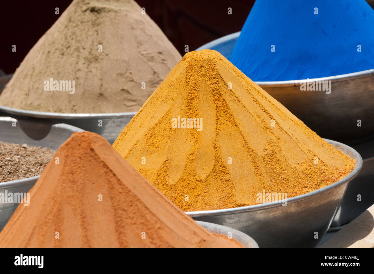 Spices on sale in Gharb Soheil Nubian Village on the west bank of the ...