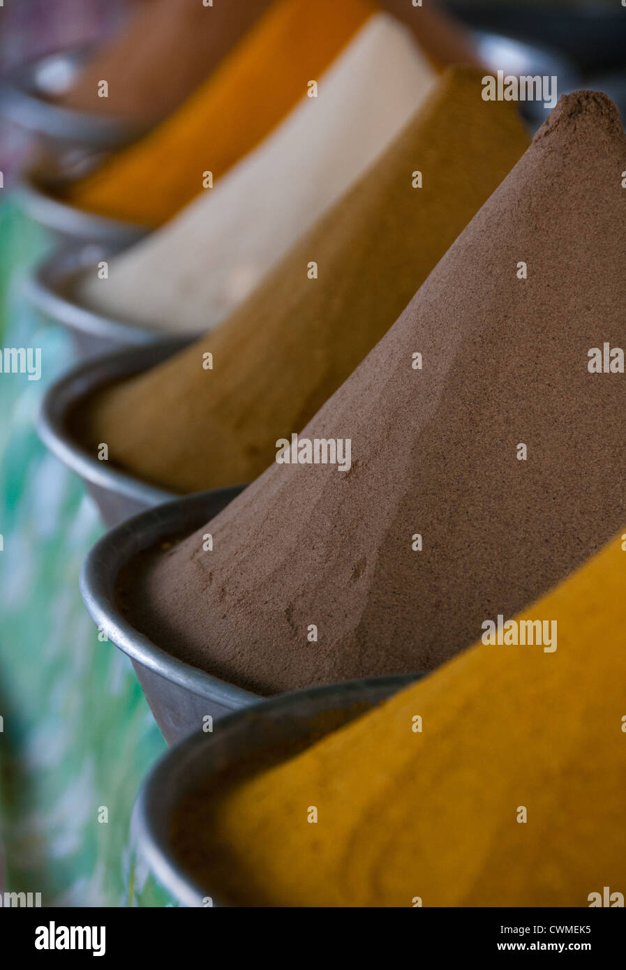 Spices on sale in Gharb Soheil Nubian Village on the west bank of the ...