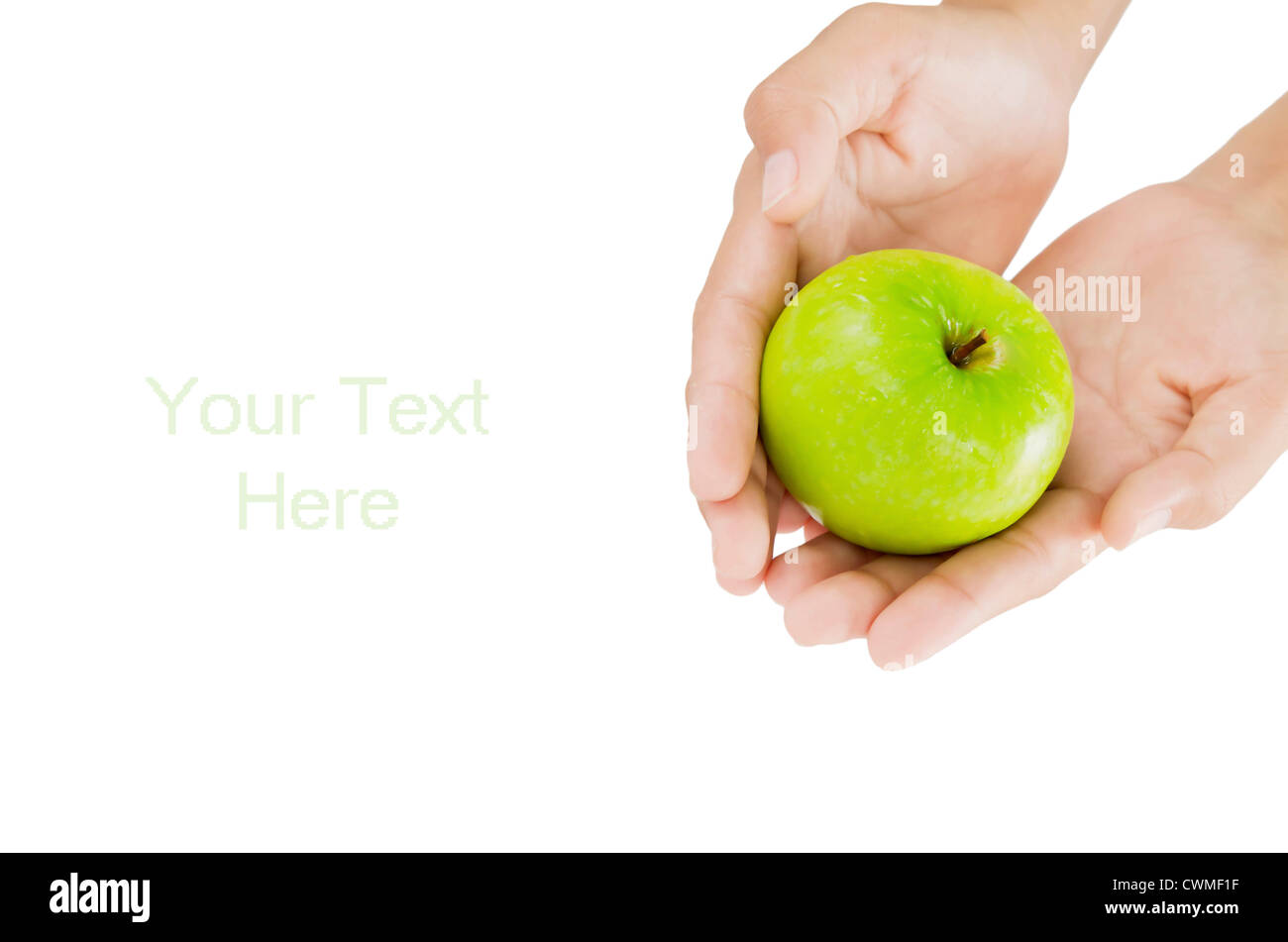 Hand with apple hi-res stock photography and images - Alamy