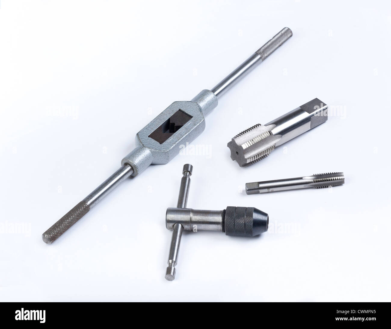 taps and toolholders for making internal threads Stock Photo - Alamy